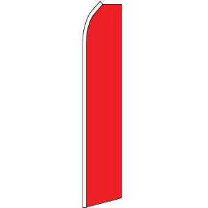 Solid Red Blade Banner 11.5'x2.5' – Flag Outlet Ltd.