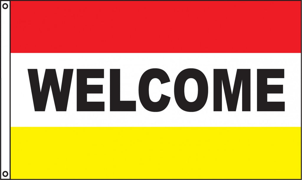 "Welcome" Flags | Flag Outlet – Flag Outlet Ltd.